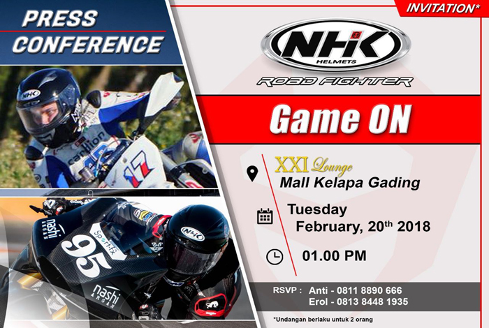 NHK Helmets Siap 'Press Conference' Dengan Rider MotoGP 'Karel Abraham'