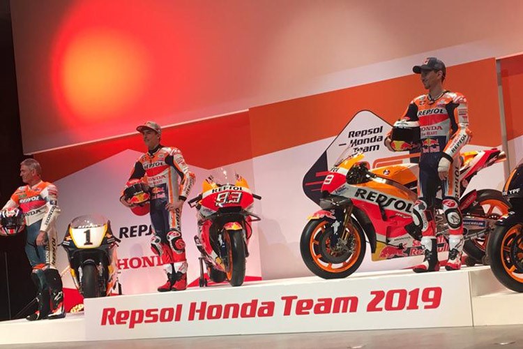 Launching Tim Repsol Honda : Terkesan Biasa Saja, Marquez : Repsol ...