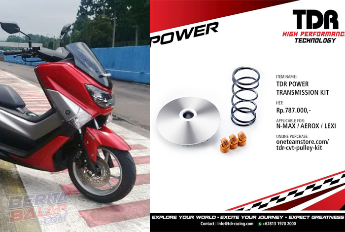 Modal 800 Ribuan, Upgrade Akselerasi & Top Speed NMax Dengan Part TDR ...