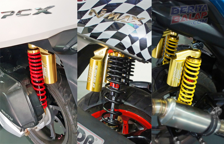 YSS Suspension Hadirkan All New Gold Series, Tampilan NMax, PCX dan ...