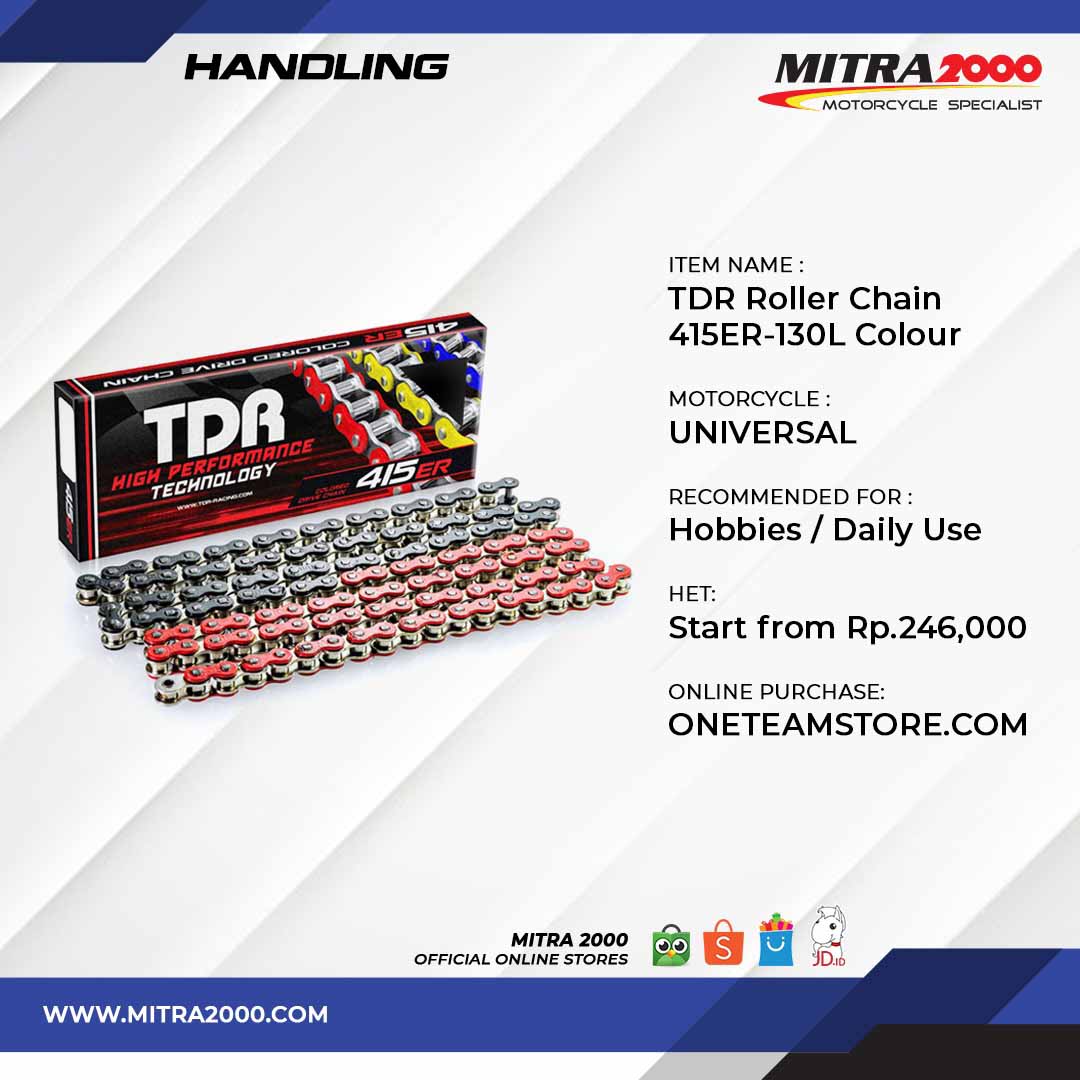 Buat Pencinta Modifikasi, TDR Racing Hadirkan Rantai "8 Warna", Makin ...