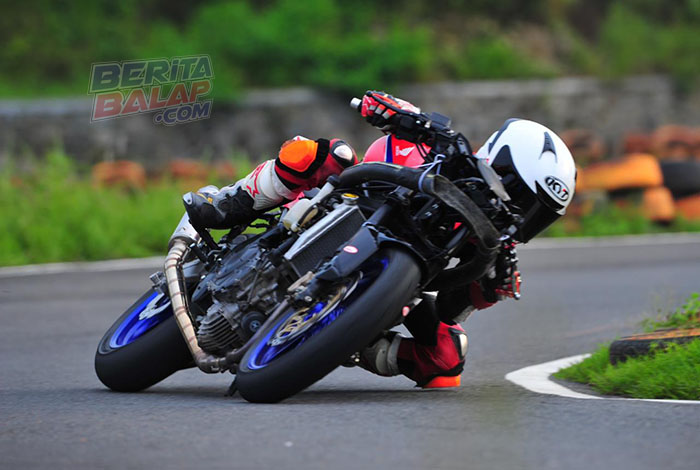 M Diandra Latihan di Sentul Kecil, Bawa Motor Pribadi