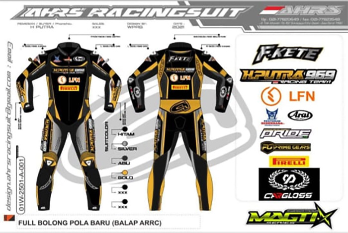 Ini Desain Wearpack Tim H Putra 969 Untuk Balap Asia AP250 (ARRC 2021 ...