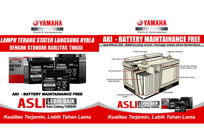 Pentingnya Menjaga Kondisi Aki Pada Motor - BeritaBalap.com