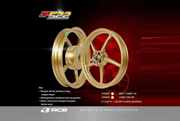 Cara Praktis Tingkatkan Akselerasi Vario dan Mio Pakai RCB Sport Rim ...