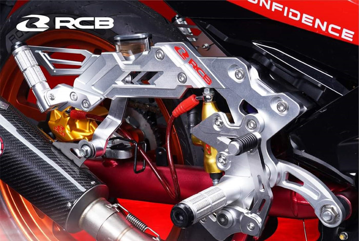 Kerennya Footrest RCB S3 Racing Buat MX King, Nyaman Karena Bisa ...