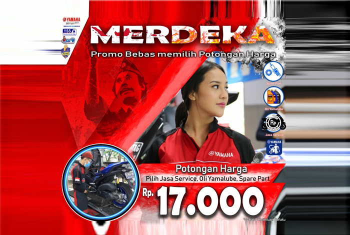 Ada Promo Merdeka Di Hari Kemerdekaan Dari Yamaha Yang Berikan Diskon ...