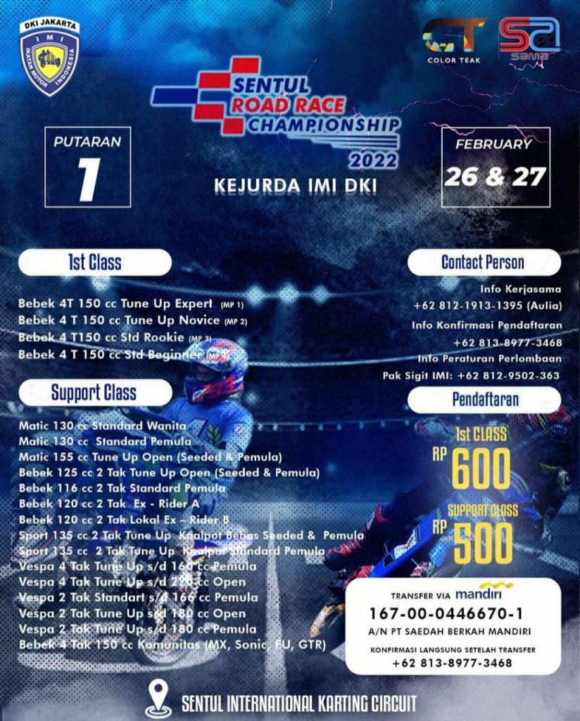 Tim RH57 (Racing Hell 57) Pilih Turun Road Race Sentul Minggu Ini, Ada ...