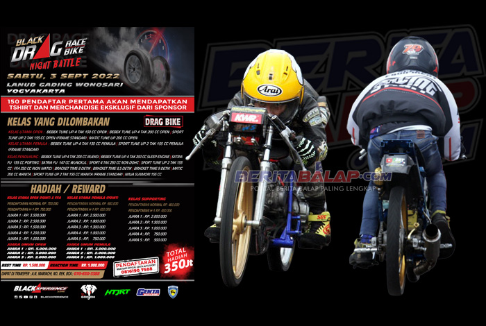 Black Drag Race/Bike Night Battle Siap Guncang Yogyakarta (3 September ...