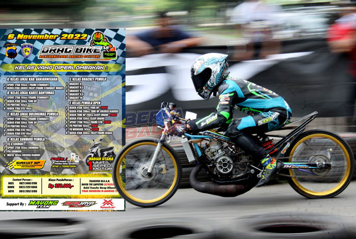 Drag Bike 2022 Banjarnegara (6 Nov) : Pestanya Joki Pemula, Hadirkan ...