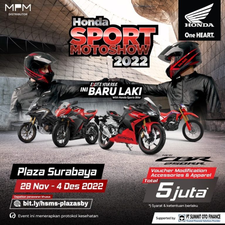 Berbagai Pilihan Motor Sport Honda Hadir Di Honda Sport Motoshow Plaza ...