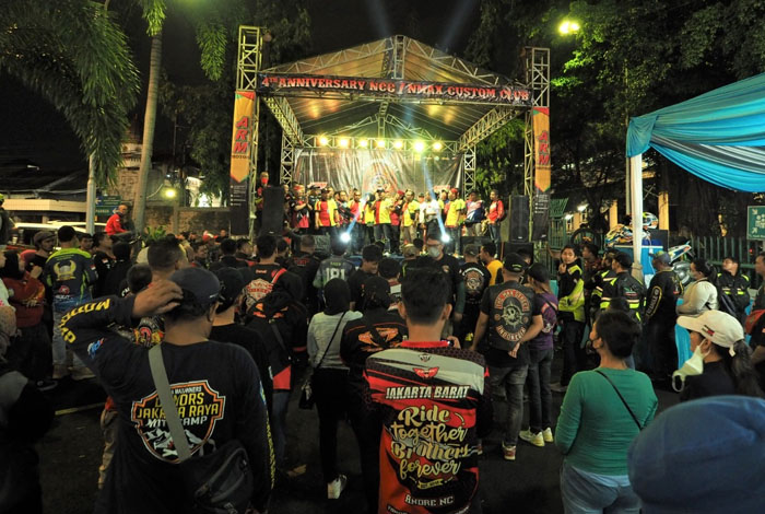 Anniversary 4 Tahun Yamaha NMAX Custom Club Pecah, Dihadiri Ratusan ...