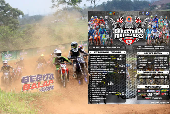Hadiahnya Istimewa, Halal Bihalal Super Grasstrack Motocross Championship Open 2023 Pangandaran ...