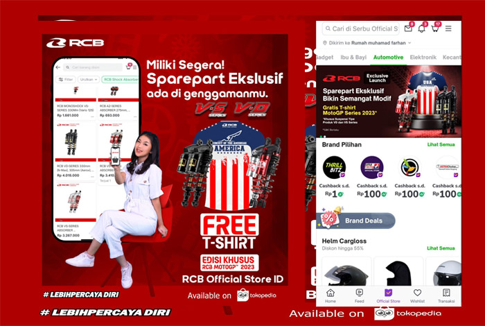 Makin Mudah Dapatkan Aksesoris Dan Part Racing RCB Via Online, Ayo Ke ...