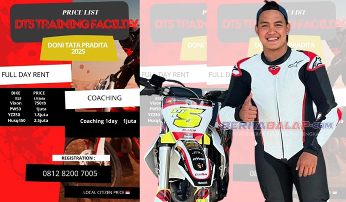Jos Tenan Doni Tata ! Selain Kelola Sekolah Balap, Juga Sewakan ...