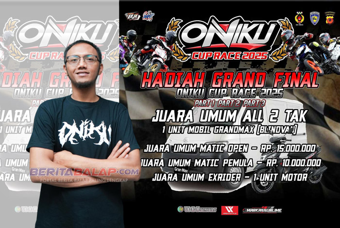 ONIKU Cup Race 2025 : Big Bos ONIKU Pastikan Hadiah Non Kuota dan ...
