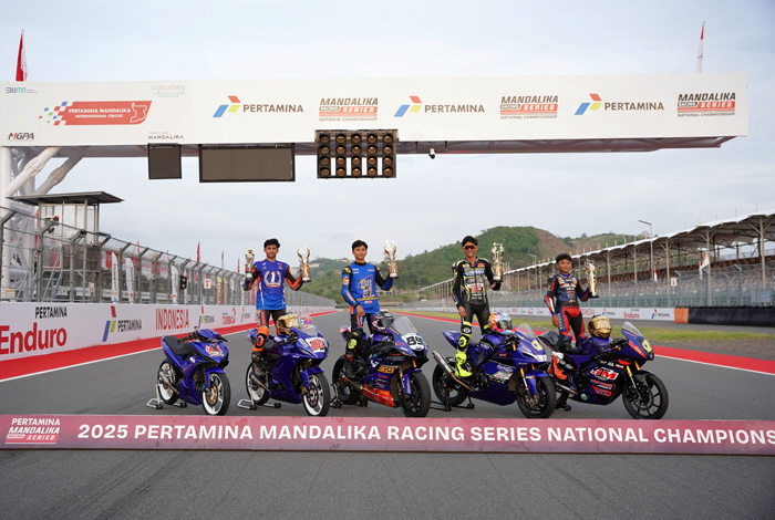 Yamaha Sapu Bersih Gelar Juara Kejurnas Mandalika Racing Series 2025 ...